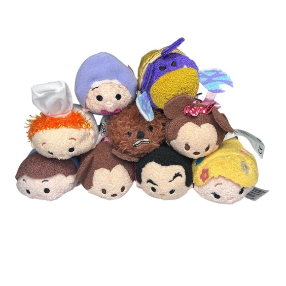 Disney | Toys | New Lot Of 9 Disney Pixar Tsum Tsum Plush | Poshmark